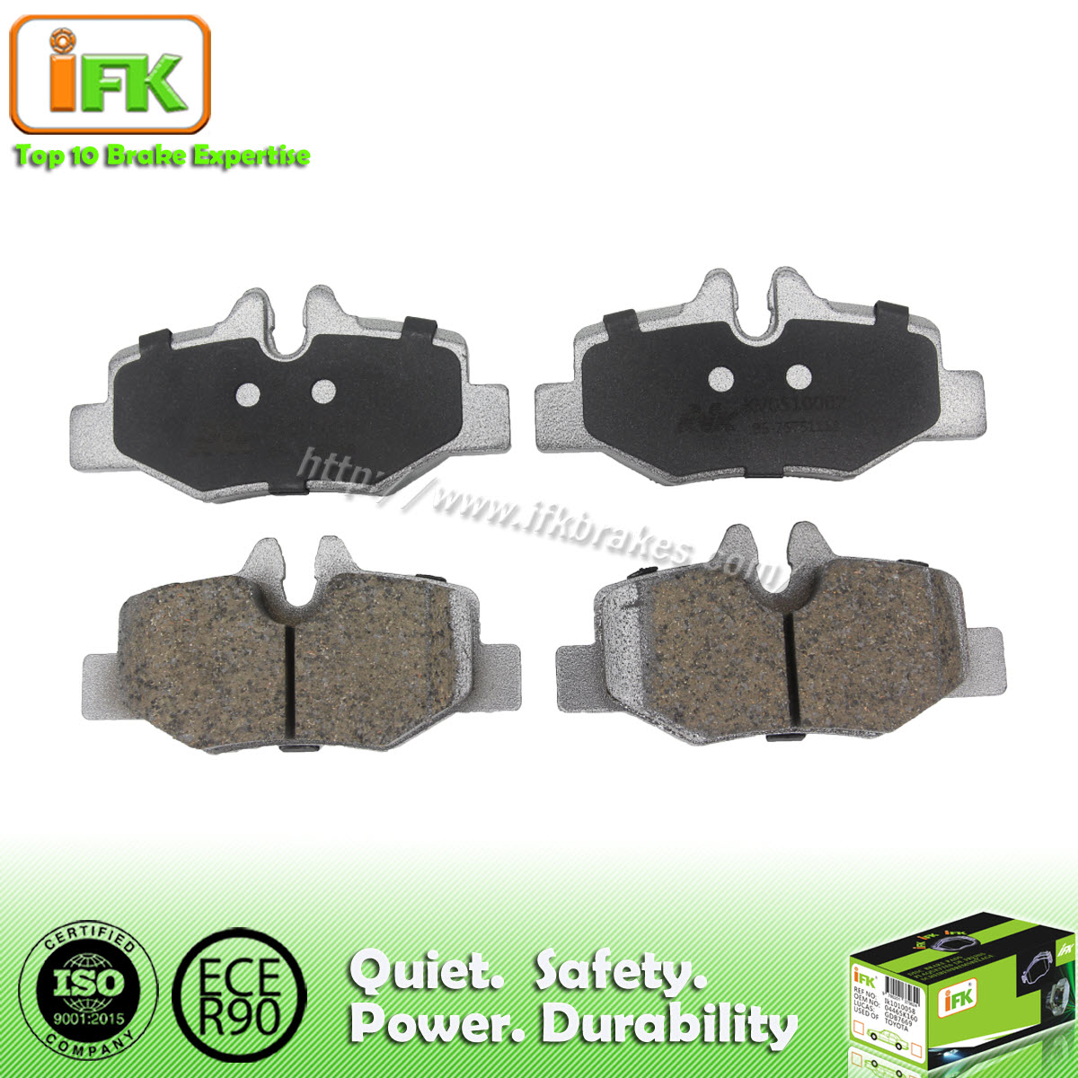 Mercedes-Benz No Asbestos Colored Brake Pad from China manufacturer ...