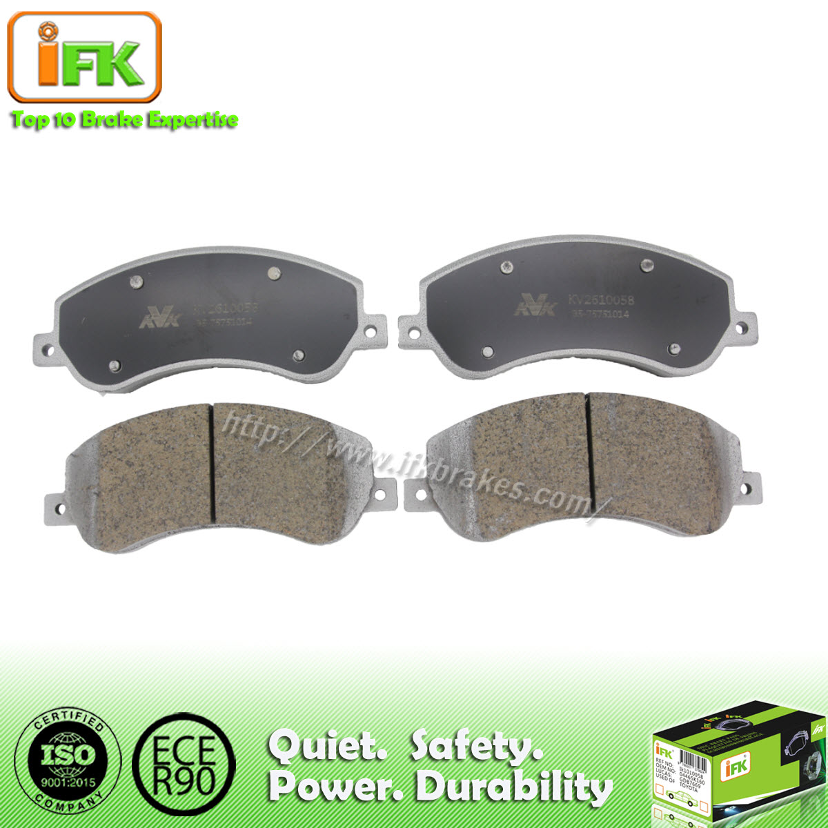 ford No dust blue Brake Pad - Buy No dust Brake Pad, No dust ford Brake ...