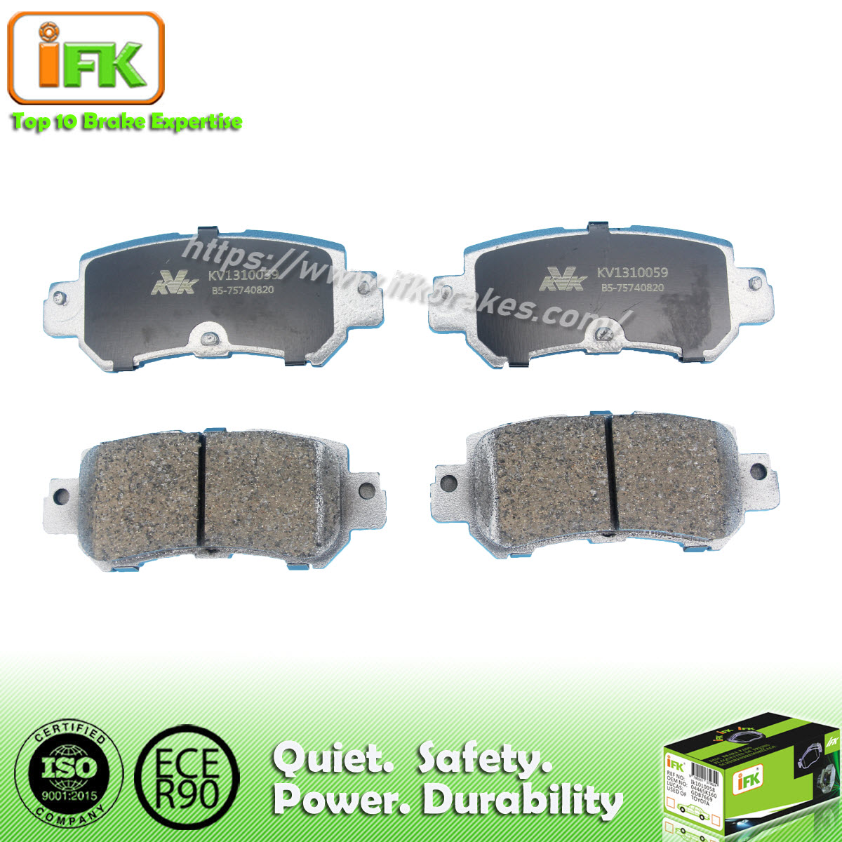 Mazda No asbestos blue Brake Pad - Buy Mazda Brake Pad, No asbestos ...