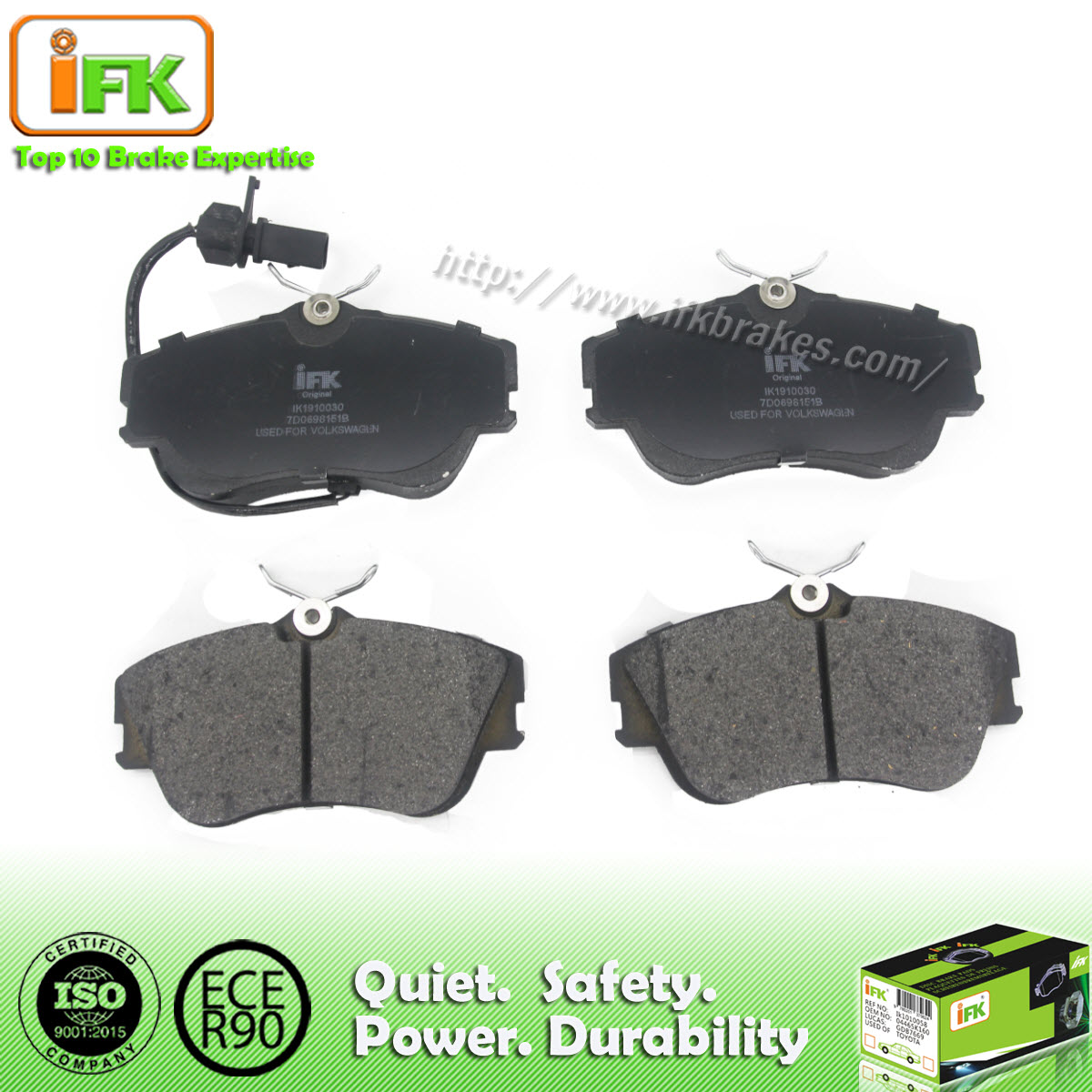 Low metallic No asbestos colored auto brake Pad - Buy Low metallic auto ...